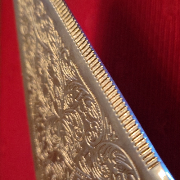 Vintage | Dining | Vintage Serrated Edged Cake Pie Server Godinger ...